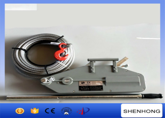 Manual Wire Rope Pulling Hoist 3.2 Ton With 20 Meter Steel Wire Rope